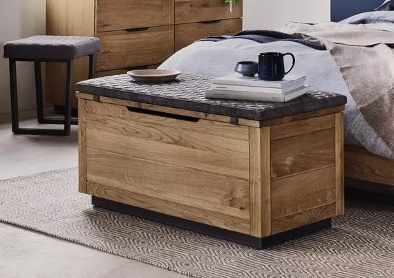 Earth Ottoman Trunk Furniture Village