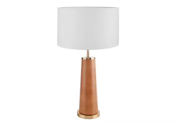 Leather table lamp store