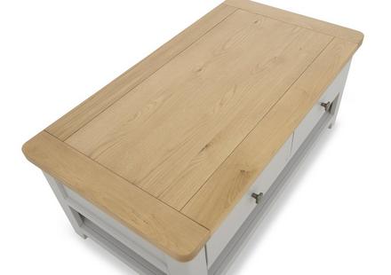 Lewis Storage Coffee Table with Shelf and 2 Drawers - Furniture Village