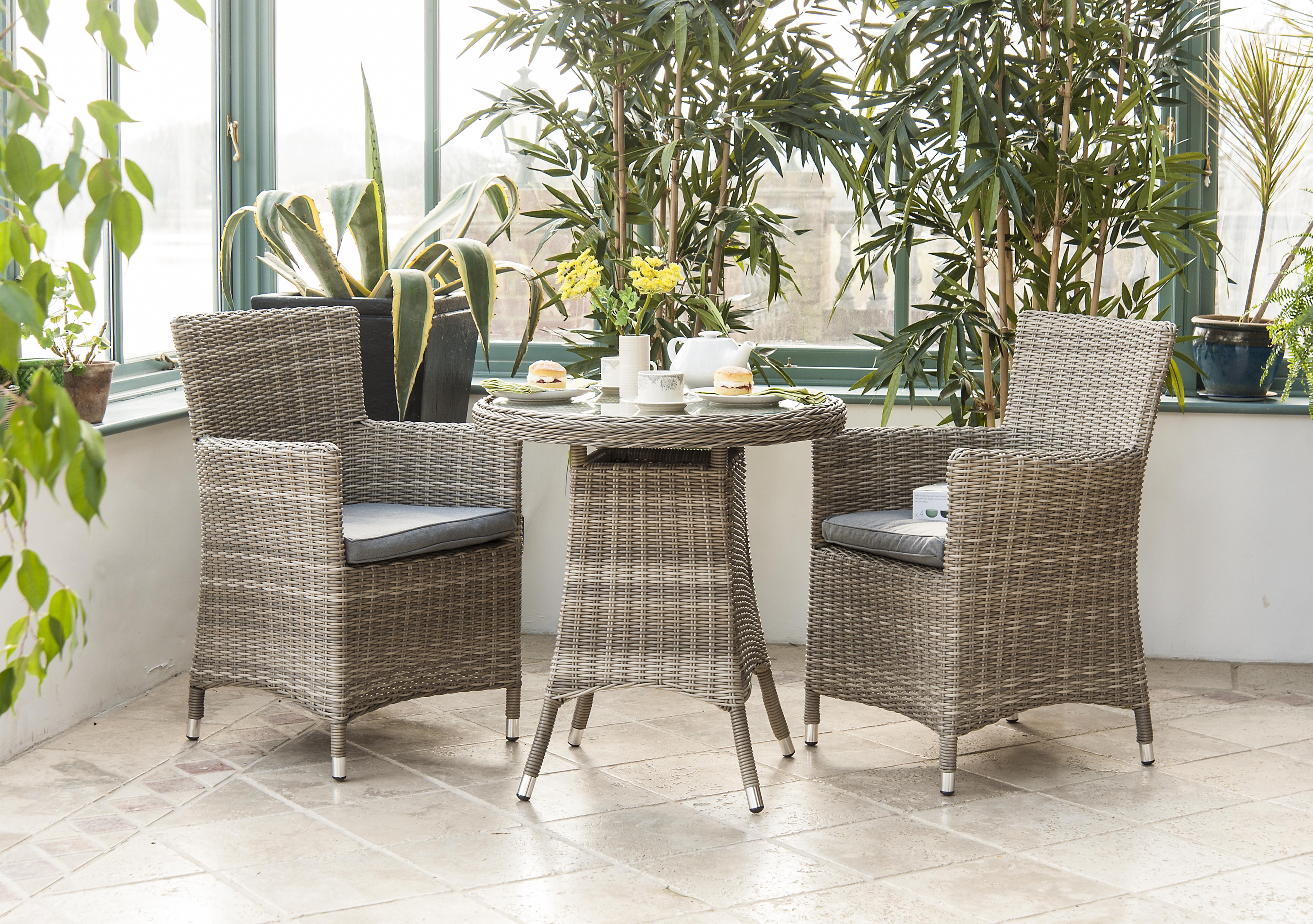 Primrose Rattan Bistro Set Furniture Village