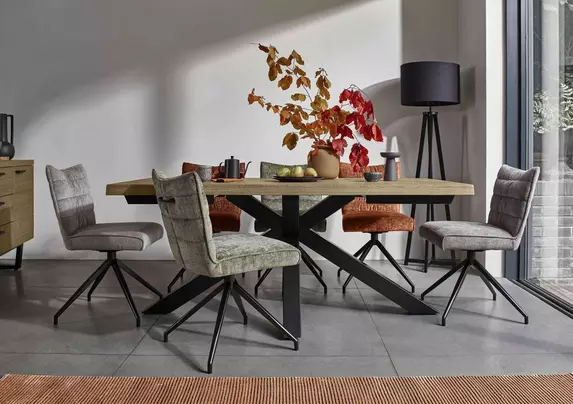 Saturn Large Live Edge Dining Table