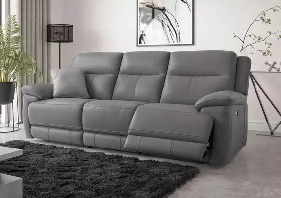 Touch 3 Seater Leather Sofa World of Leather Furniture Village
