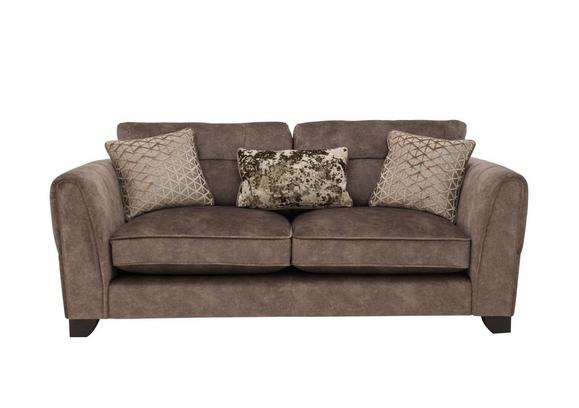 Brown fabric sofa store