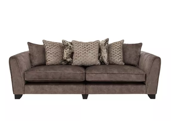 4 seater pillow back sofa store