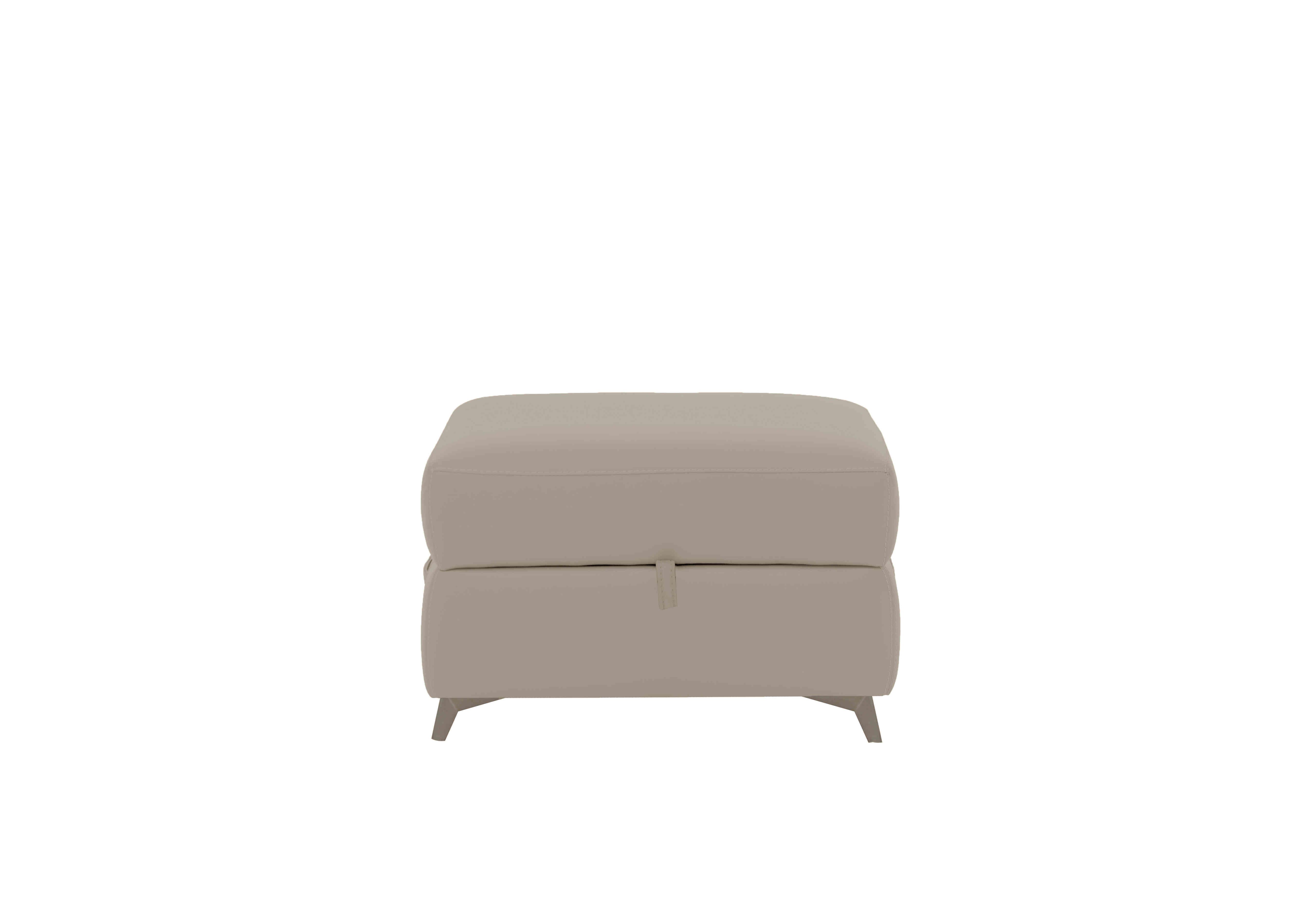 Missouri Leather Storage Footstool - World of Leather - Furniture Village
