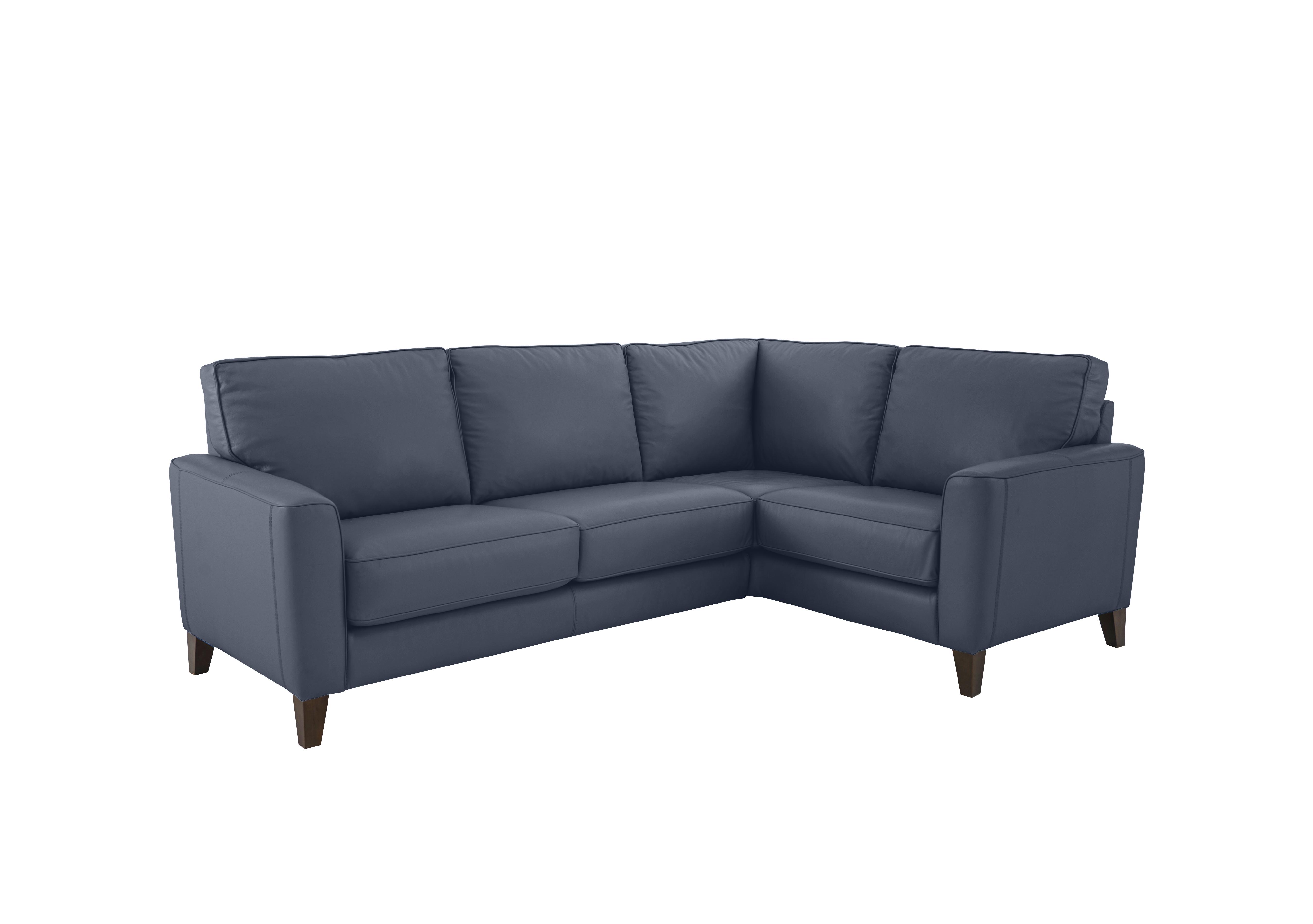 Brondby Small Leather Corner Sofa - World of Leather - Furniture Village