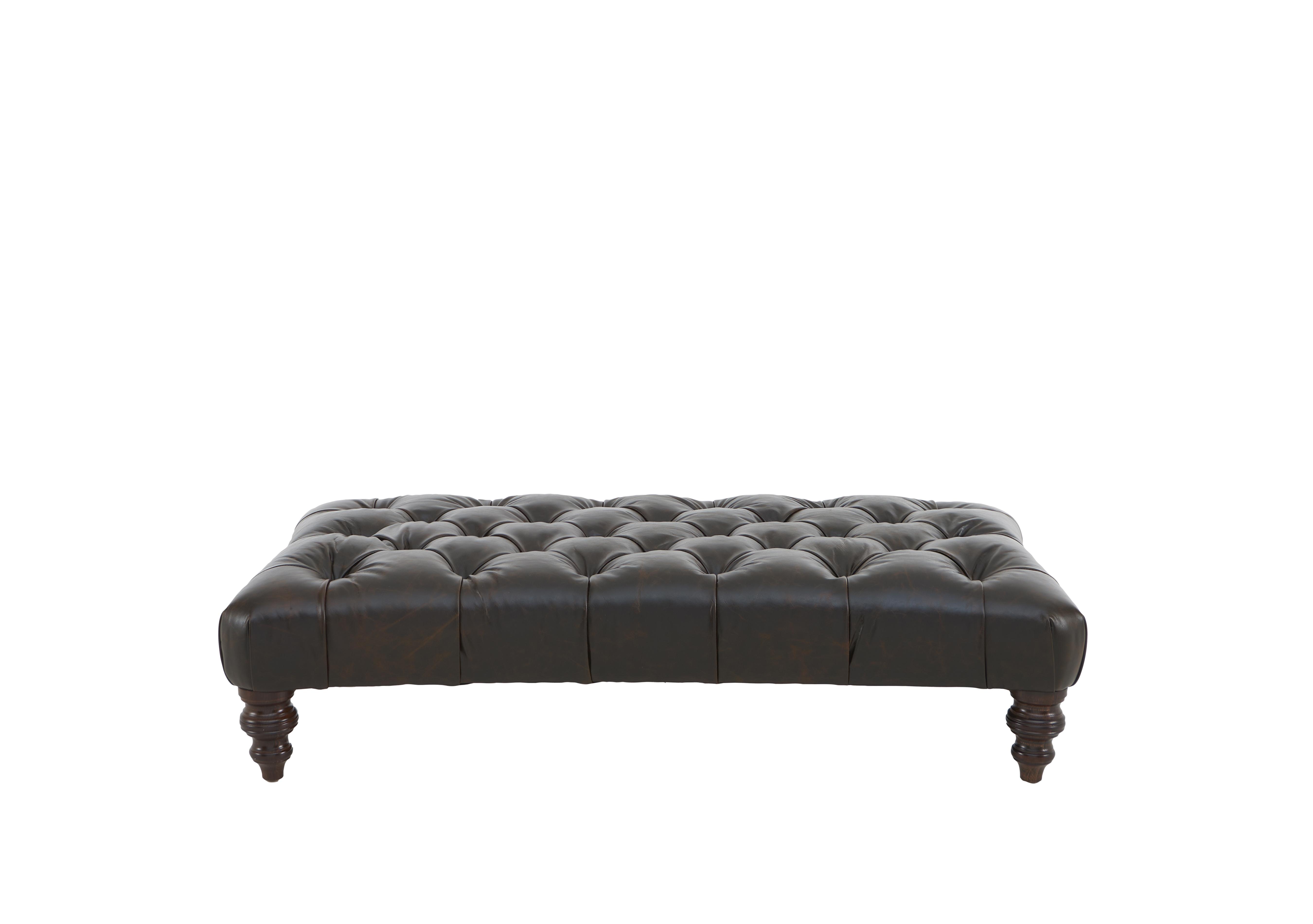 Balvenie Leather Footstool - Tetrad - Furniture Village