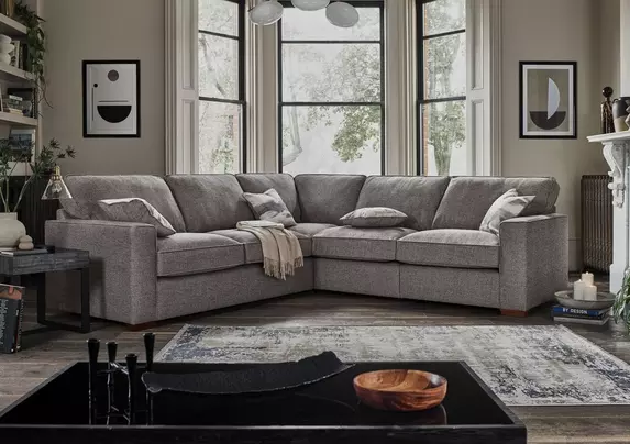 Cory Large Fabric Corner Classic Back Sofa Furniture Village