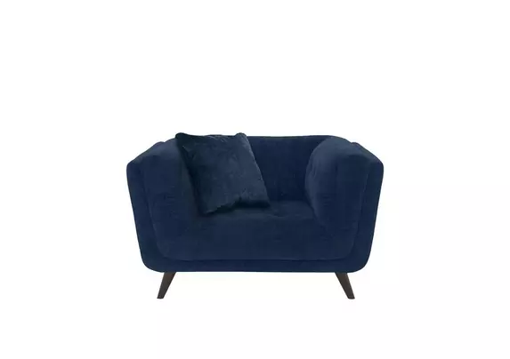 Rene Fabric Cuddler Chair Furniture Village