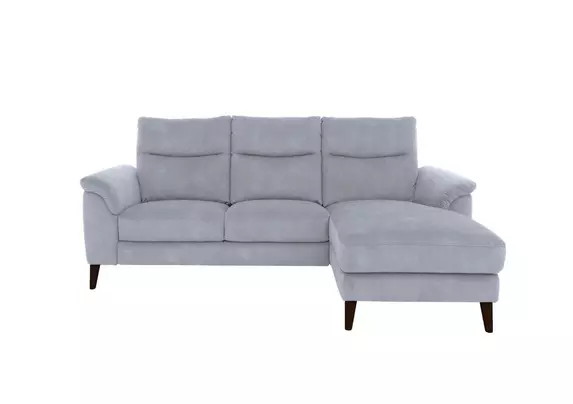 Morgan 3 Seater Fabric Sofa with Chaise End Furniture Village