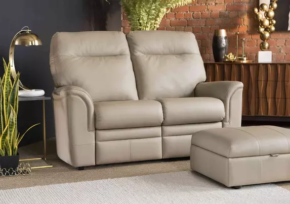 Hudson 23 Large 2 Seater Leather Sofa Parker Knoll Furniture Village