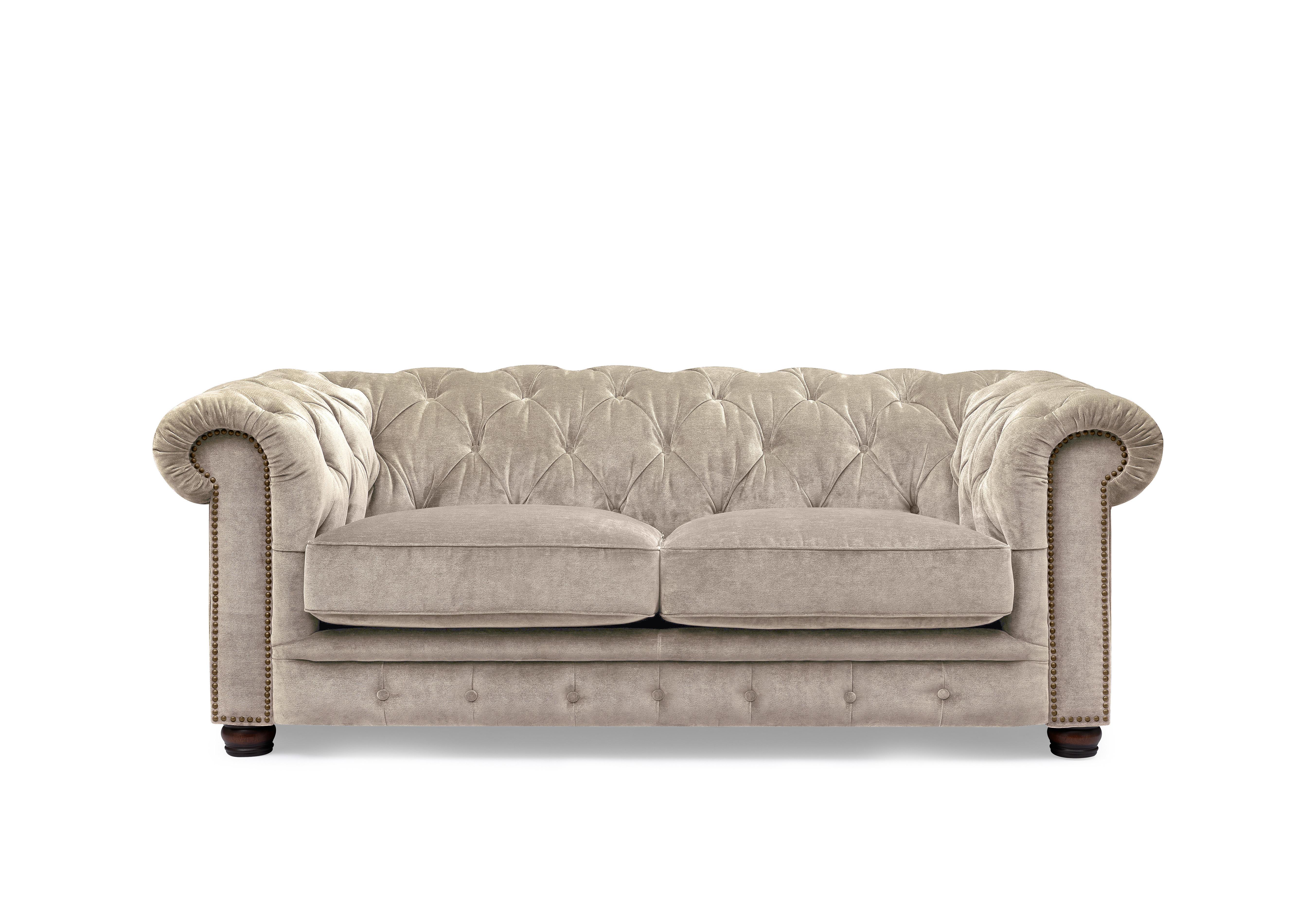 Shackleton 3 Seater Fabric Chesterfield Sofa with USB-C - At The Helm ...