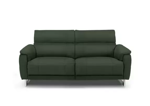 Green leather suites store