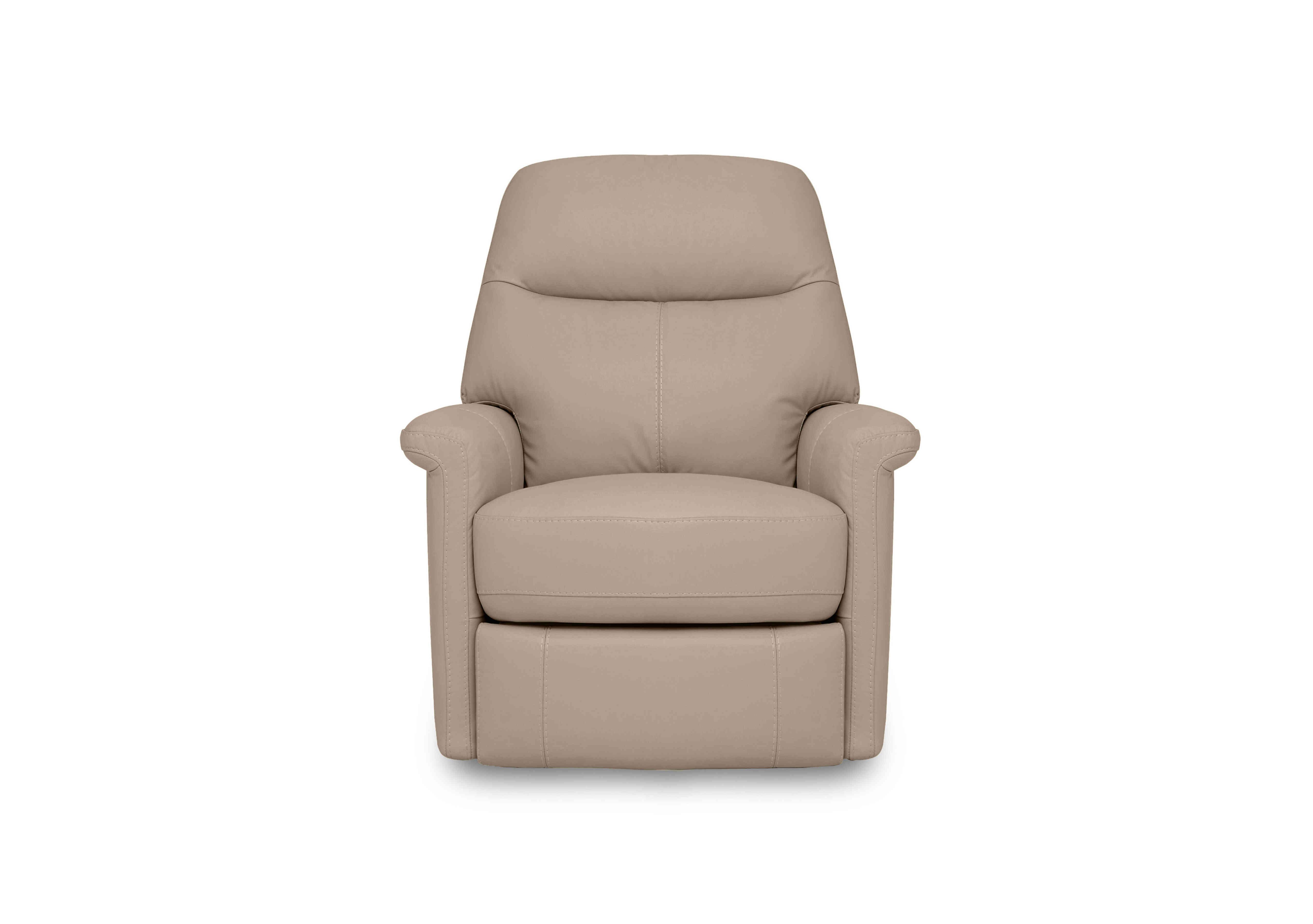 Compact Collection Lille Leather Rocker Swivel Chair with Power ...