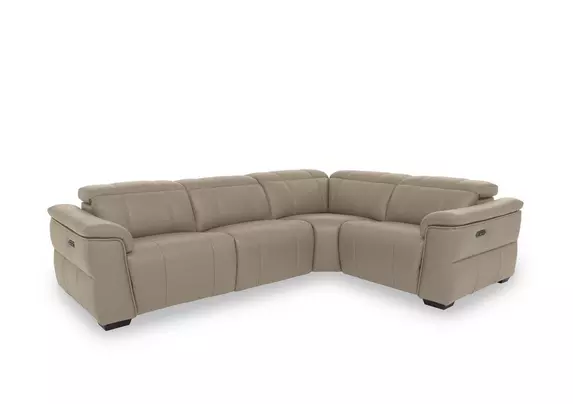 100 leather sectional store