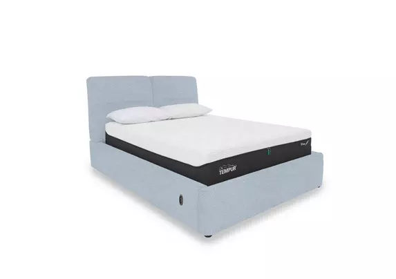 Stark Fabric Electric Ottoman Bed Frame Furniture Village