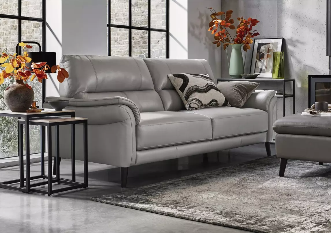 Winner 3 Seater Leather Sofa Furniture Village