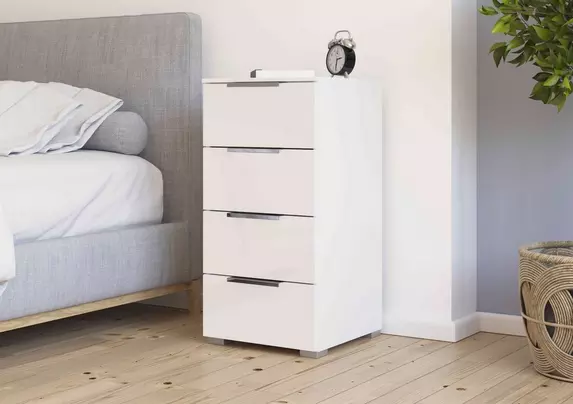 Cairns 4 Drawer Bedside Cabinet Rauch Furniture Village