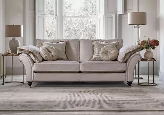 Princeton Ruched Large 3 Seater Sofa Duresta Furniture Village